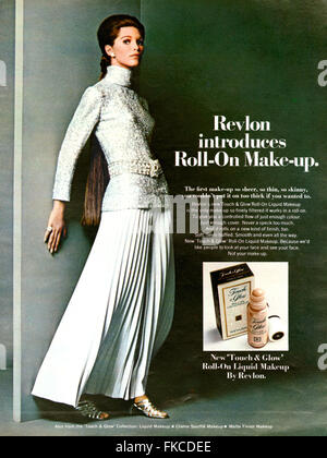 1960s UK Revlon Magazine Advert Stock Photo - Alamy