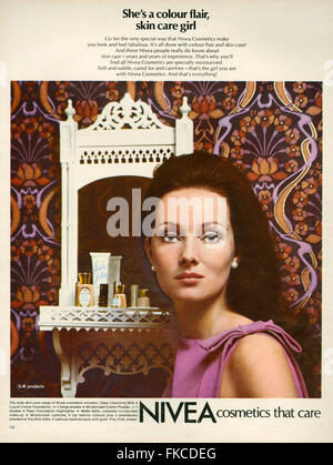 1960s UK Nivea Magazine Advert Stock Photo - Alamy