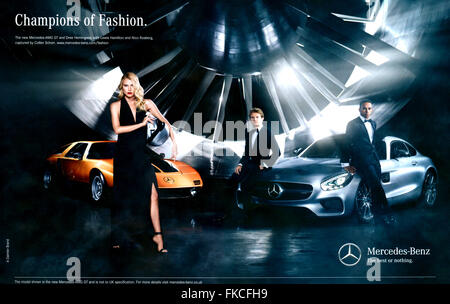 2010s UK Mercedes-Benz Magazine Advert Stock Photo - Alamy