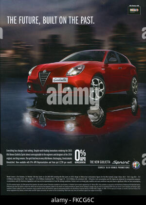 2010s UK Alfa Romeo Magazine Advert Stock Photo - Alamy