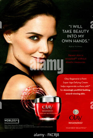 2010s UK Olay Magazine Advert Stock Photo - Alamy