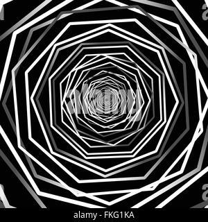 Abstract background with random rotating octagon shapes Stock Vector ...