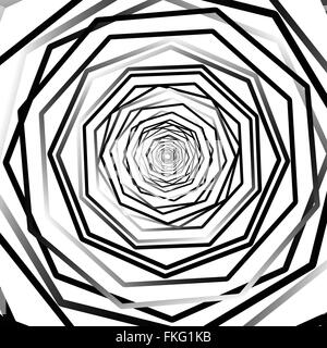 Abstract background with random rotating octagon shapes Stock Vector ...