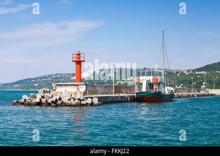 Varna. The entrance to the port Stock Photo - Alamy