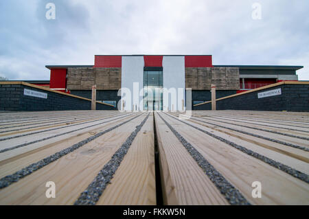 FC United of Manchester. Broadhurst Park Stadium Stock Photo - Alamy