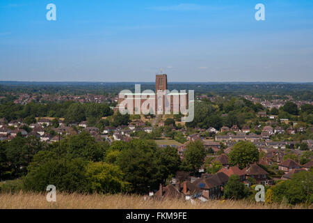 View of the Guildford Cathedral Stock Photo - Alamy