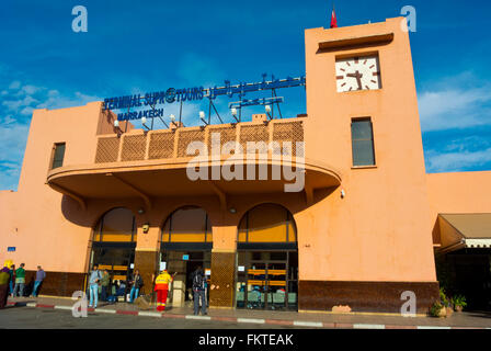 Supratours bus, Marrakech (Marrakesh), Morocco, North Africa, Africa ...