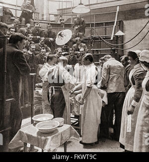 A 19th Century operating theatre with student viewing gallery. The Old ...