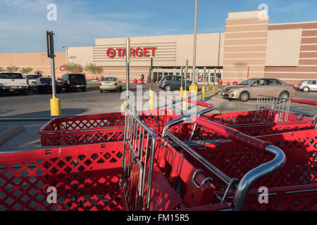 Exterior view of a Target store from the car parking area, Austin ...