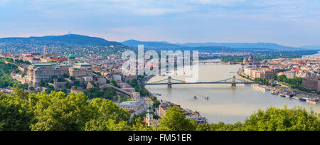 budapest panorama 2 Stock Photo - Alamy