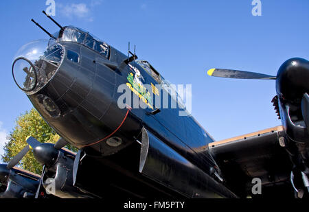 Thumper Lancaster Bomber RAF BBMF Coningsby Stock Photo - Alamy