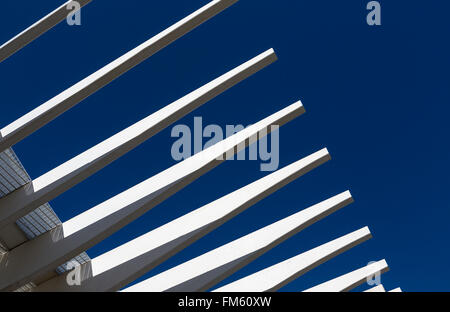 White Roof construction elements Stock Photo - Alamy