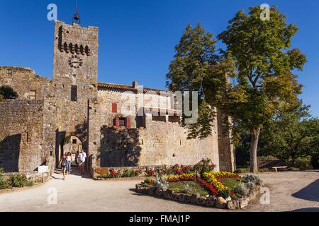 France, Gers, Larressingle, labeled Les Plus Beaux Villages de France ...