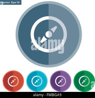 Compass icons set Stock Vector Image & Art - Alamy