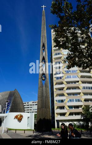 France,Val de Marne,Creteil,Mont Mesly District by architect Gustav ...