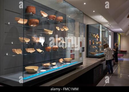 France, Puy de Dome, Lezoux, Ceramics Museum, Gallic pottery Stock ...
