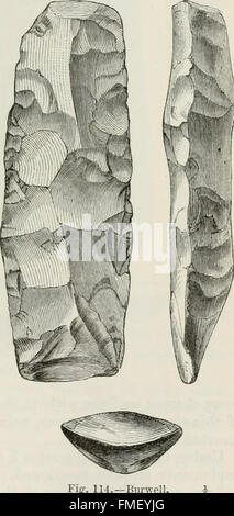 This 1872 work explores ancient stone tools, weapons, and ornaments ...