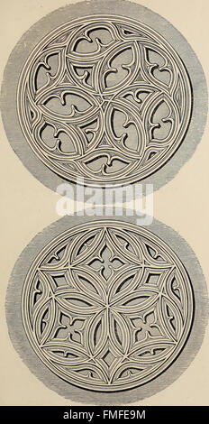 This 1851 work explores geometric tracery in design, offering a series ...