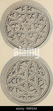 This 1851 work explores geometric tracery in design, offering a series ...