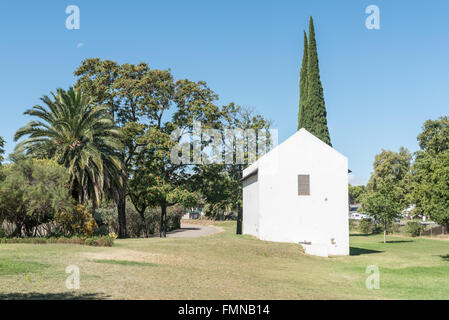 CRADOCK, SOUTH AFRICA - FEBRUARY 16, 2016: A street scene with ...