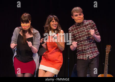 Photocall with comedian and ventriloquist Nina Conti for her show "In ...