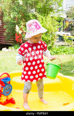 little girl wading in water Stock Photo - Alamy