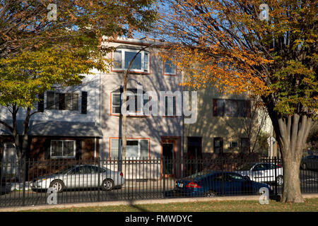 Triple decker houses, East Boston, Massachusetts Stock Photo - Alamy