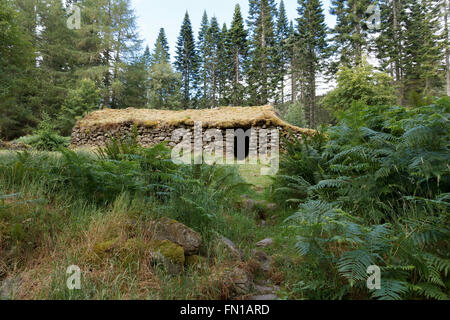 A restored 18th century homestead in the Allean Forest, part of the Tay ...
