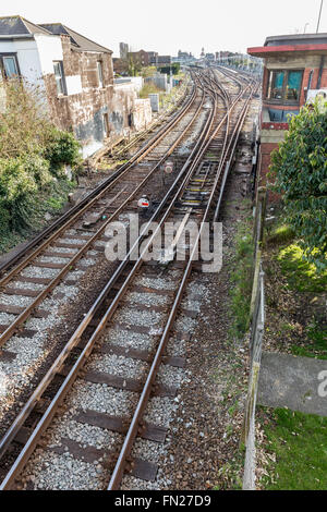 Entrance to Bognor Regis Railway Station Stock Photo - Alamy