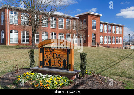 Charlotte, North Carolina, NC. NoDa, North of Davidson, historic art ...