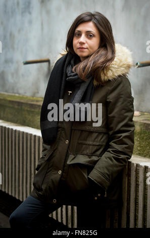 Prague, China. 08th Mar, 2016. Italian director Sophia Luvara presents ...