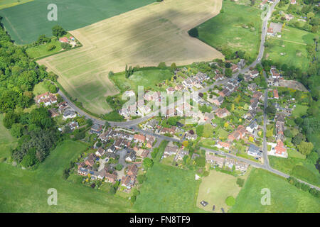 An aerial view of the village of Howe Street and surrounding Essex ...