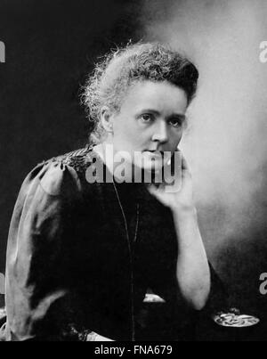 Marie Curie. The Nobel prize winning scientist, Marie Sklodowska Stock ...