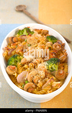 Baked pasta gratin Stock Photo - Alamy