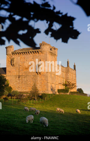 Chipchase Castle. a 17th-century Jacobean mansion near Wark, Tynedale ...