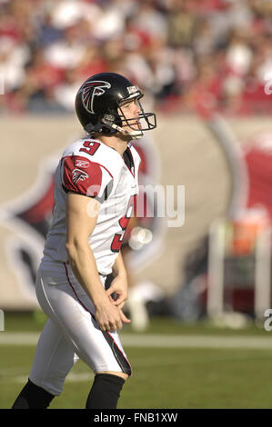 Atlanta Falcons punter Michael Koenen punts against the Pittsburgh ...