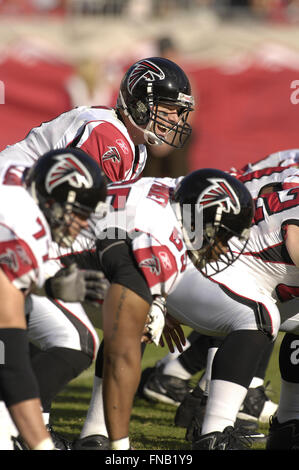 Atlanta Falcons quarterback Chris Redman (8) warms up before the start ...