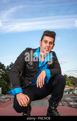 Cuban singer Cristian Alejandro Stock Photo - Alamy