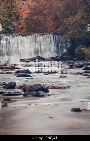 Autumn long exposure of creek and Black (Big) Stolpich waterfalls in ...