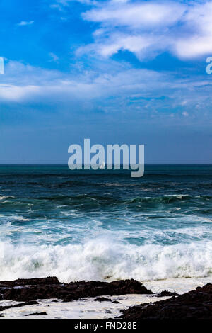 Wind-blown, stormy waves Stock Photo - Alamy