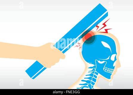 cartoon injured brain Stock Vector Image & Art - Alamy