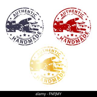 production stamp. production sign. round grunge label Stock Vector ...