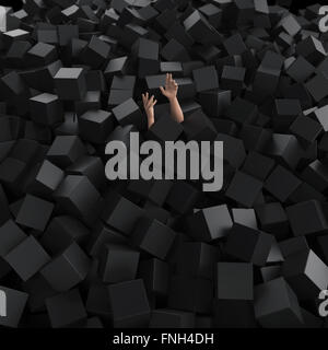 people under the rubble Stock Photo - Alamy