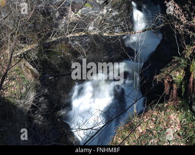 Deil's Cauldron Waterfall, Comrie, Scotland Stock Photo - Alamy