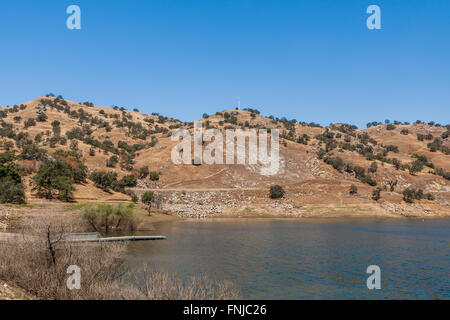 Kaweah Lake, Terminus Dam, near Lemon Cove, California, USA, United ...