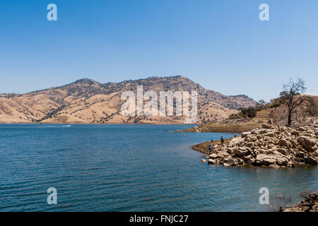 Kaweah Lake, Terminus Dam, near Lemon Cove, California, USA, United ...