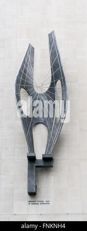 Winged Figure sculpture by Barbara Hepworth on the side of John Lewis ...