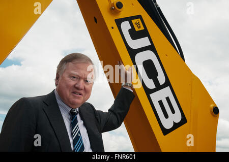 JCB Chairman Lord Anthony Bamford at the QE2 conference centre ...