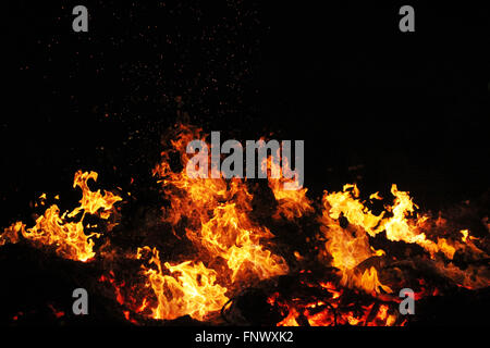 Fire is the rapid oxidation of a material in the exothermic chemical ...