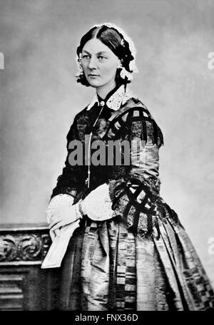 Portrait of Florence Nightingale, “The Lady with the Lamp”, at the ...